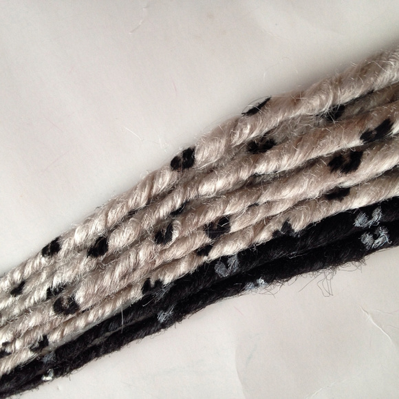 Damnation Hair | Accessories | Leopard Print Hair Extension Dreads ...